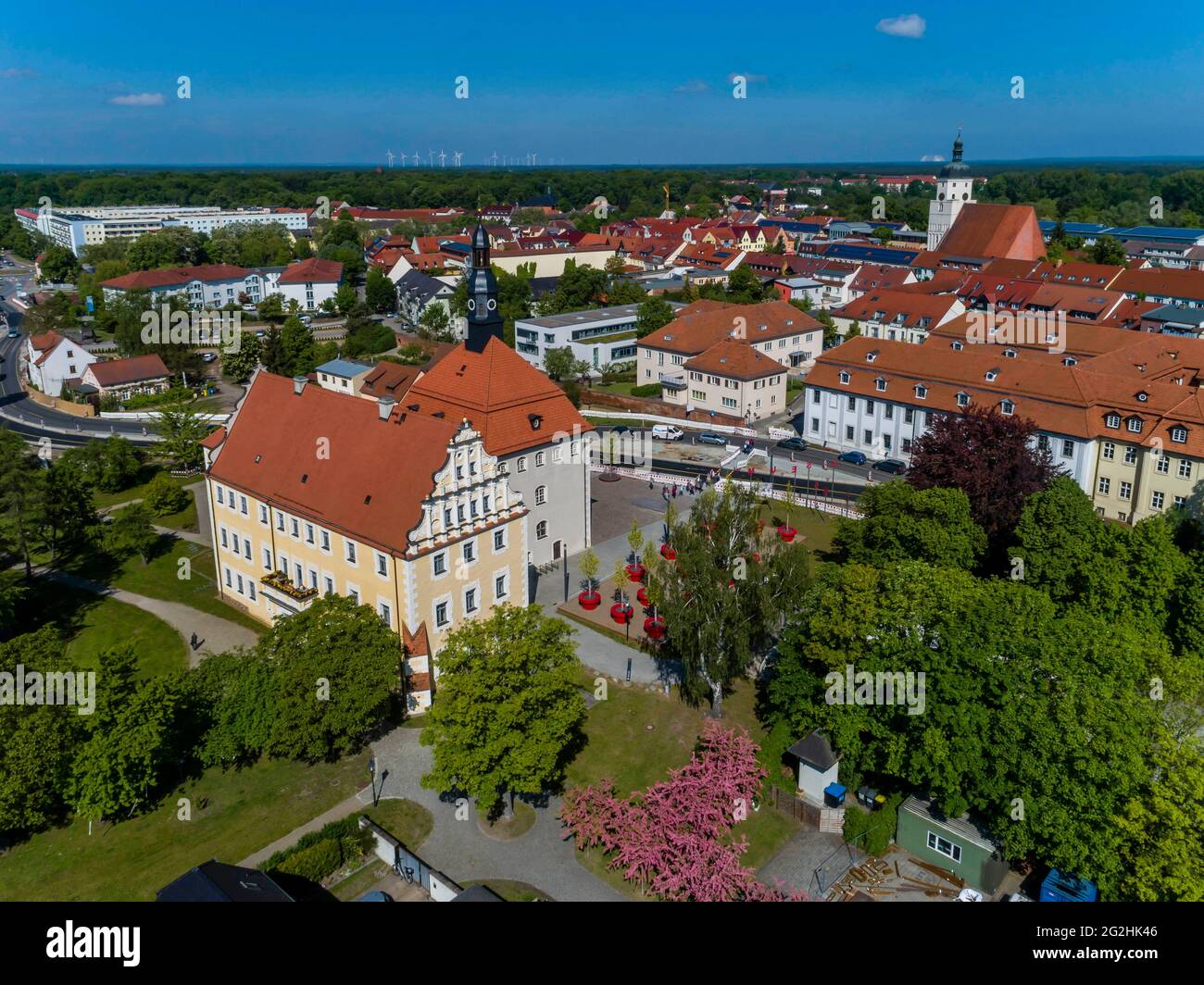 Lübben Castle in the Spreewald Stock Photo - Alamy