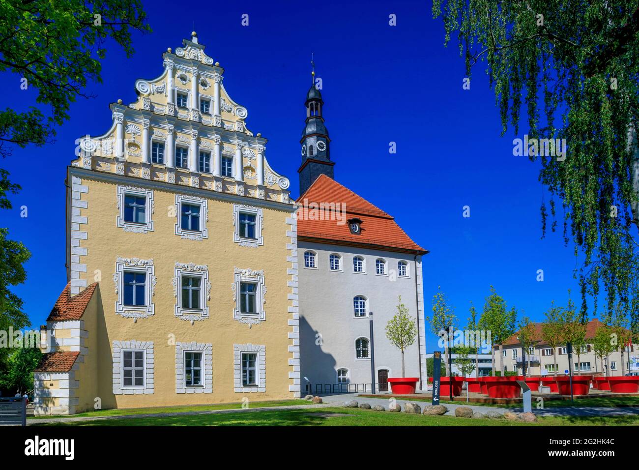 Lübben Castle in the Spreewald Stock Photo - Alamy