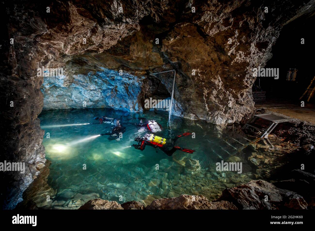 Visitor mine Felsendome Rabenstein near Chemnitz Stock Photo - Alamy
