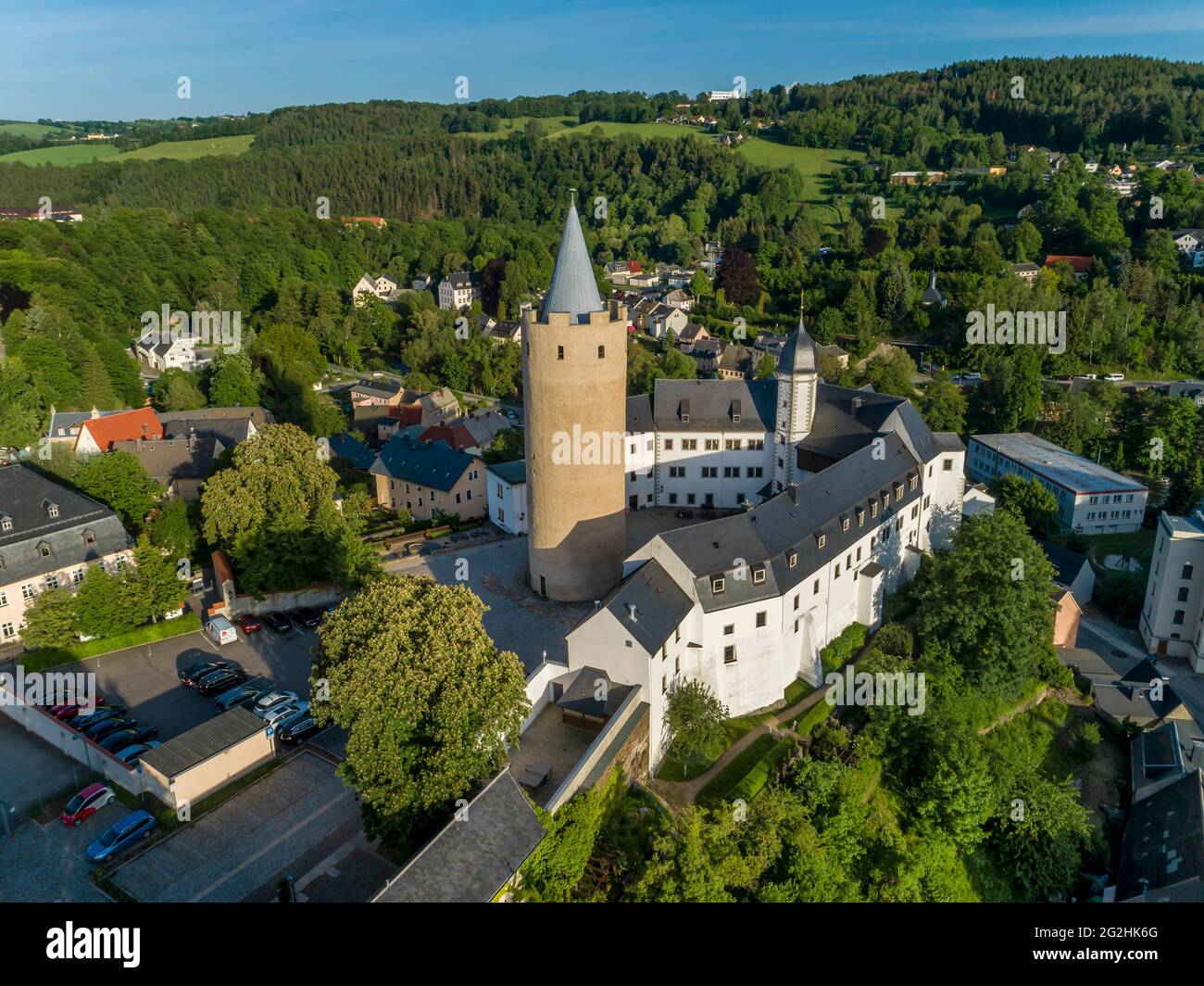 Wildeck Castle in Zschopau Stock Photo - Alamy