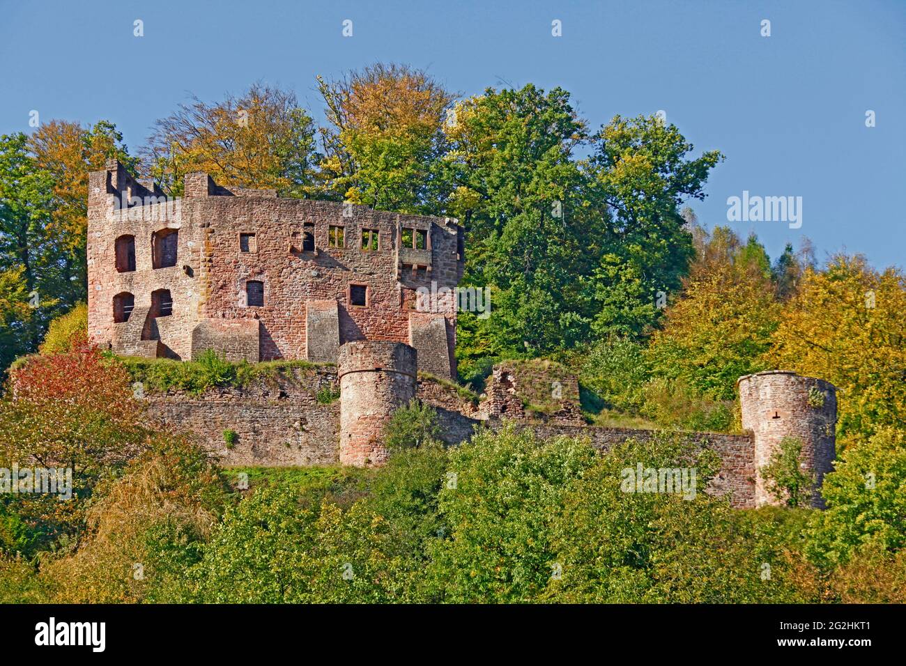 Freienstein castle ruins, 12th century, Beerfelden, Gammelsbach ...