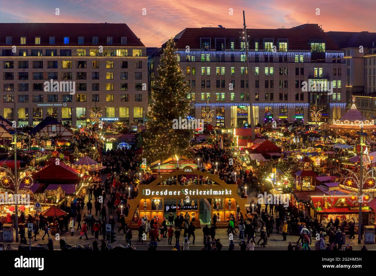 The Dresden Striezelmarkt is one of the oldest Christmas markets in ...