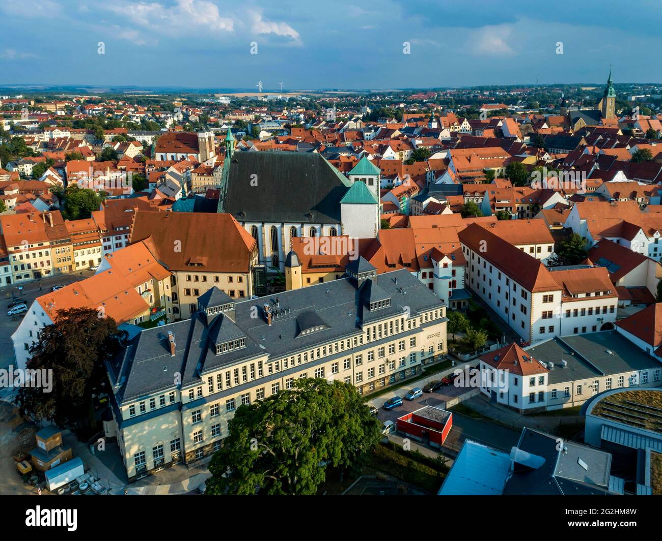 Freiberg is part of the world heritage Stock Photo - Alamy