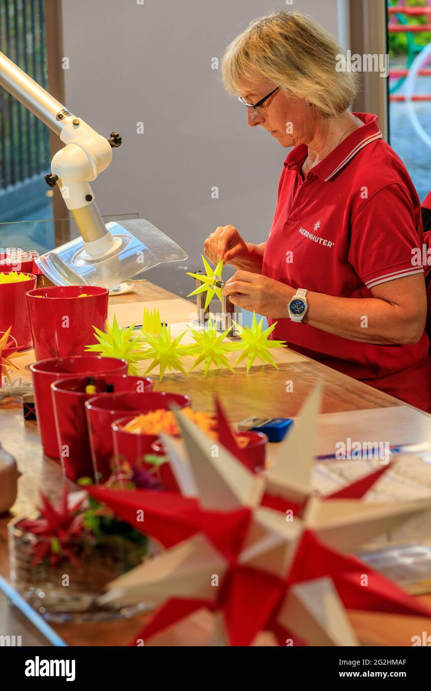 Moravian Advent stars for over 160 years Stock Photo - Alamy