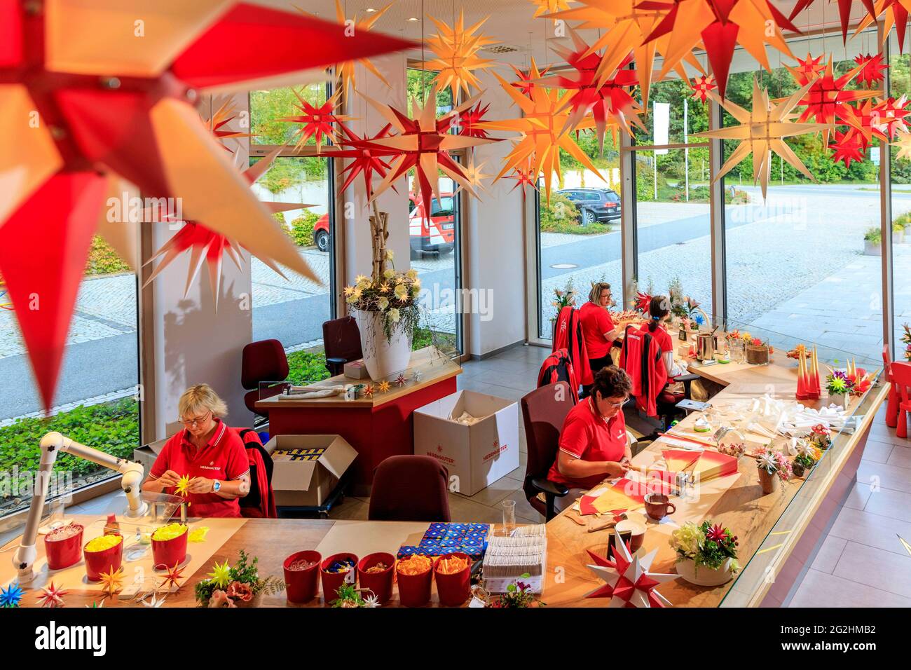 Moravian Advent stars for over 160 years Stock Photo - Alamy