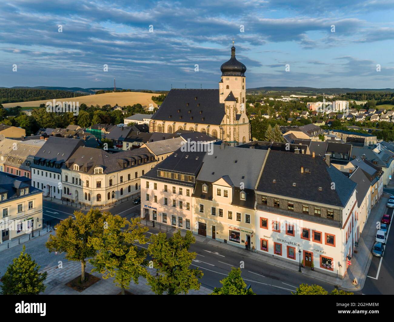 Marienberg is part of the world cultural heritage hi-res stock ...