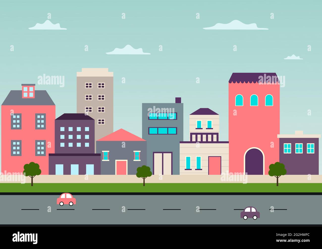 Simple Cityscape Vector