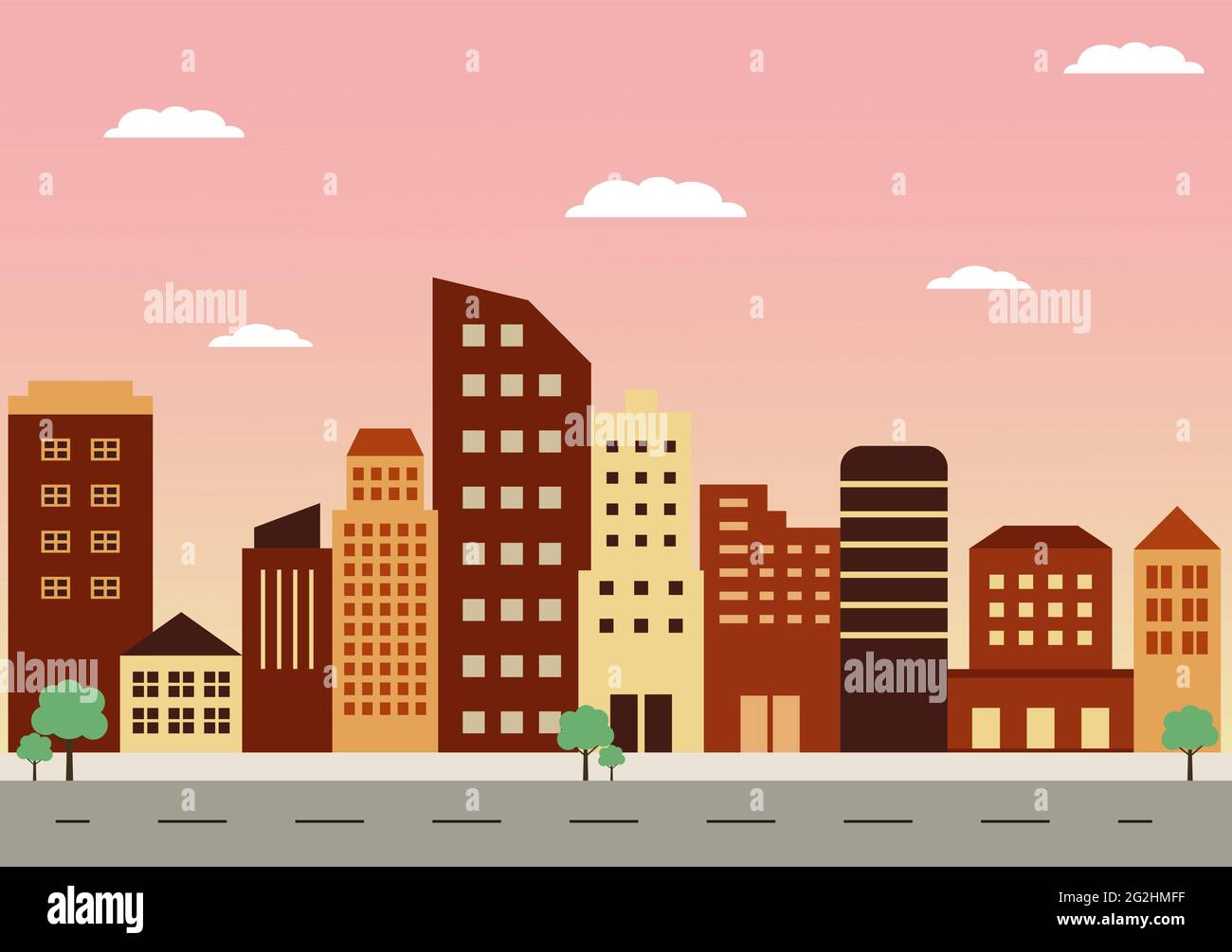Simple City Vector