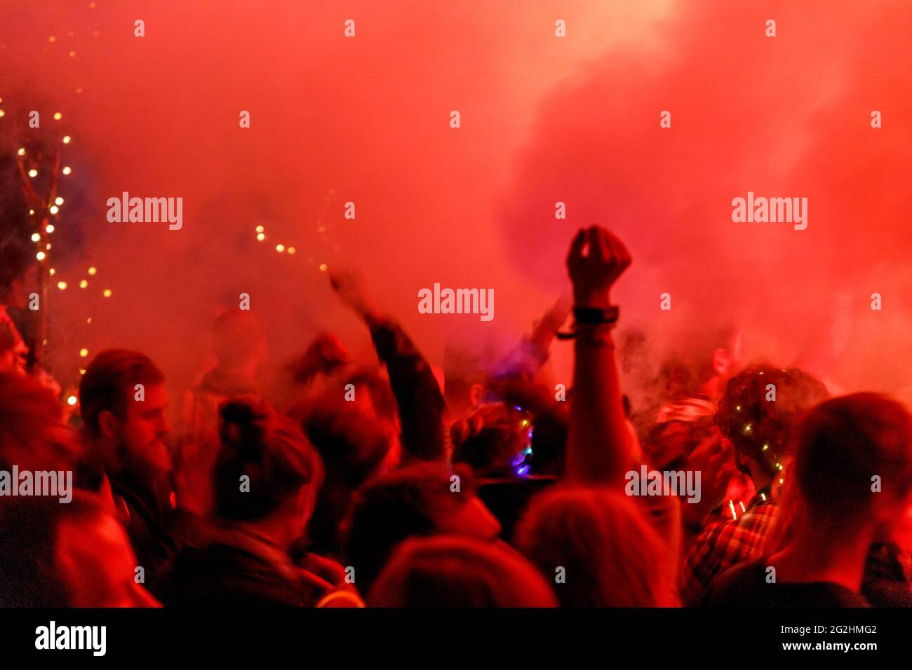 Alternative music festival -Wilde Möhre- in Brandenburg Stock Photo - Alamy