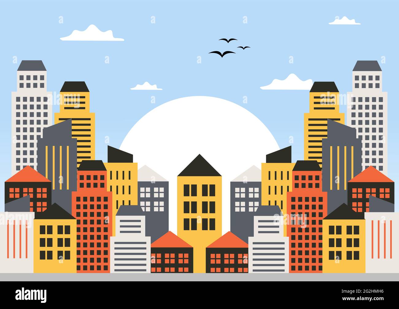 Vector Landscape Buildings