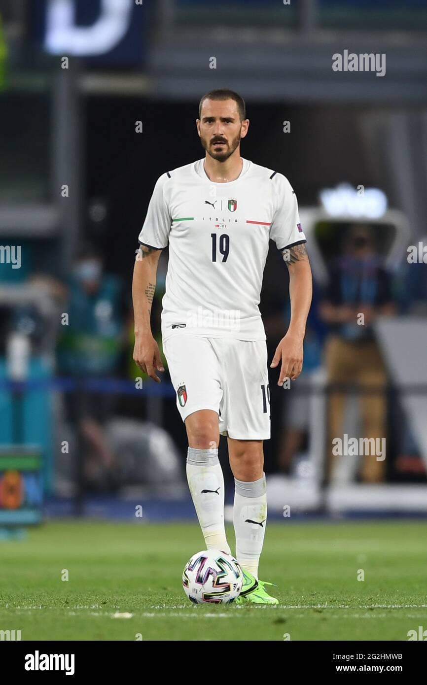 Rome, Italy. 11th June 2021. Leonardo Bonucci (Italy) during the Uefa ...
