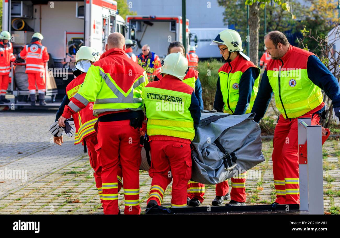 Disaster and civil defense exercise Stock Photo - Alamy