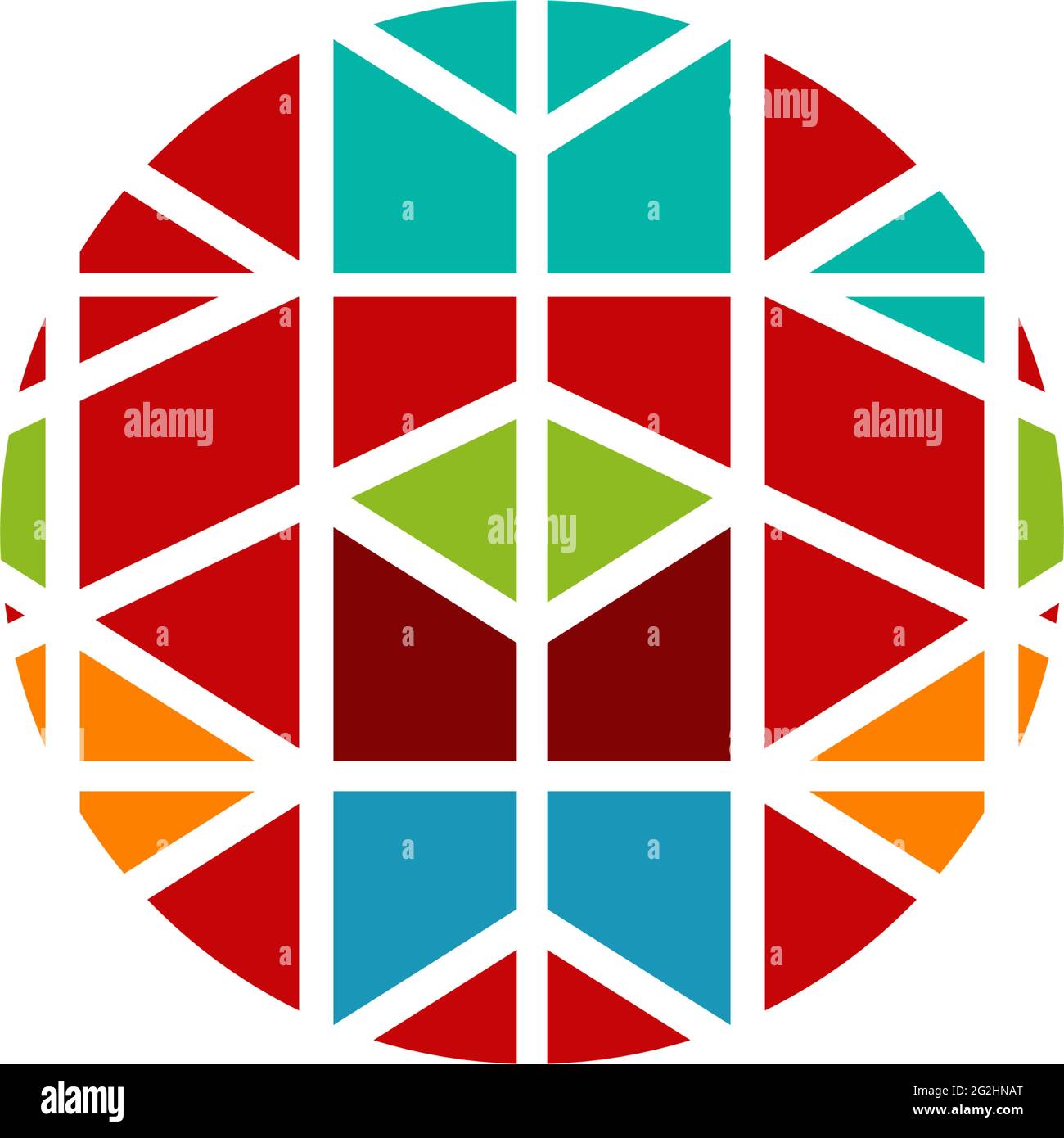 Mosaic art logo design vector template Stock Vector Image & Art - Alamy