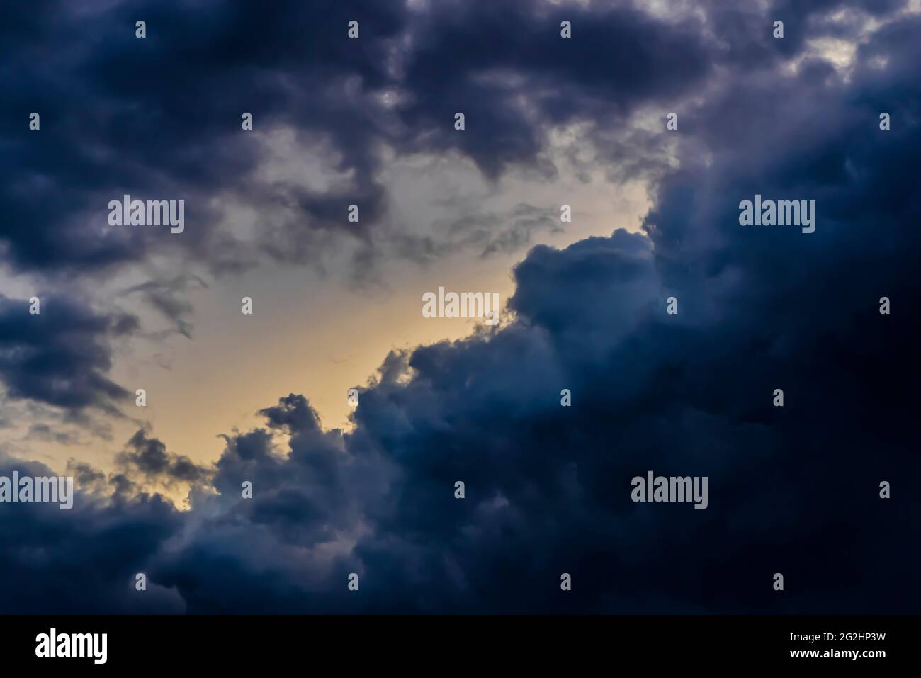 Dark rain clouds in the sky Stock Photo - Alamy