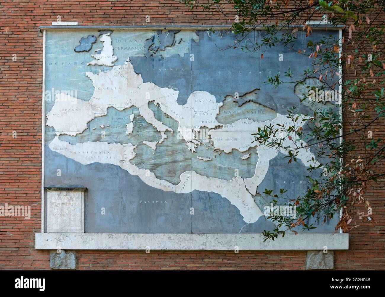 Wall map of the rise and fall of the Roman Empire, territories from 510 ...