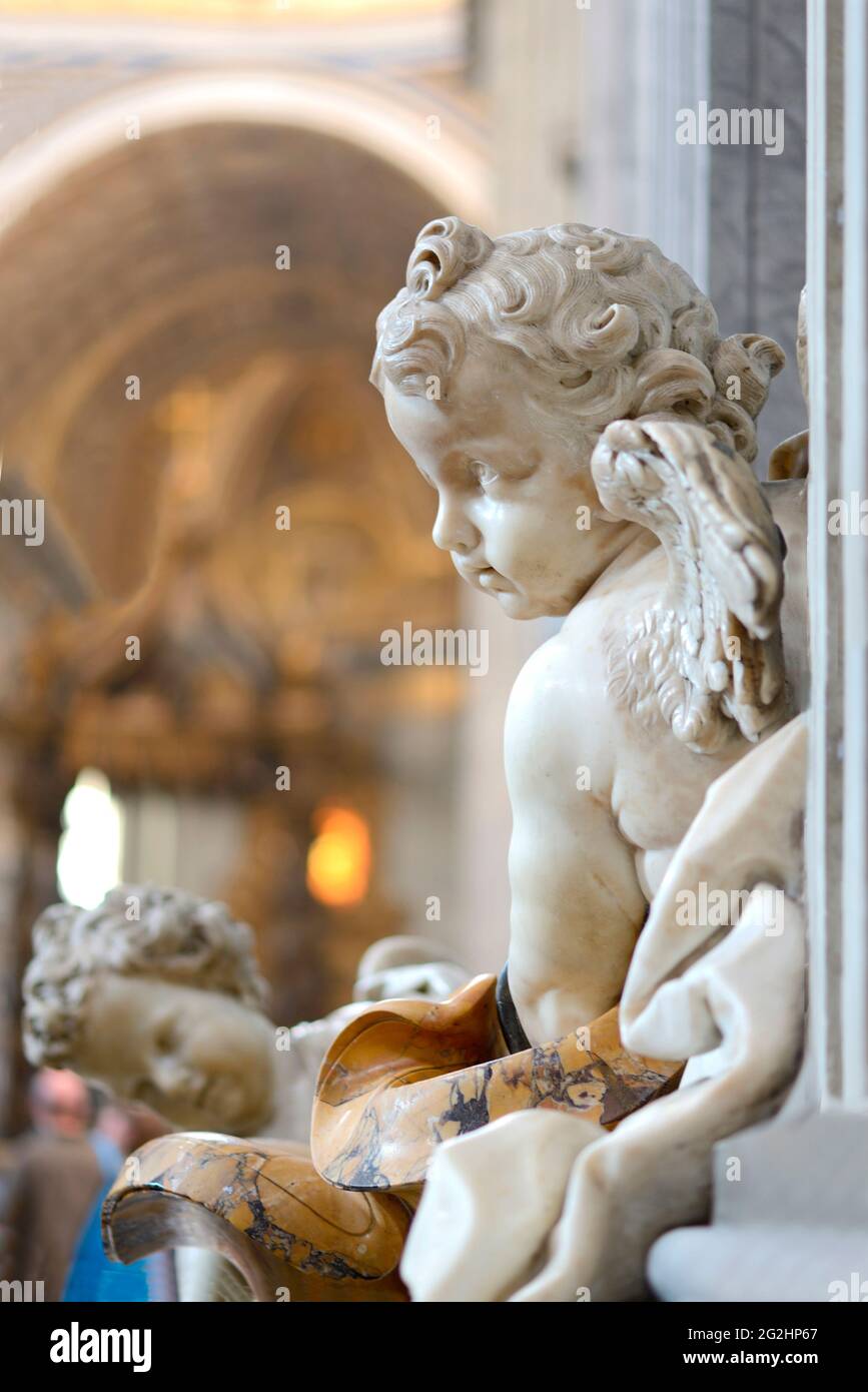 Angel figure in the Vatican, Rome, Italy, Europe Stock Photo - Alamy