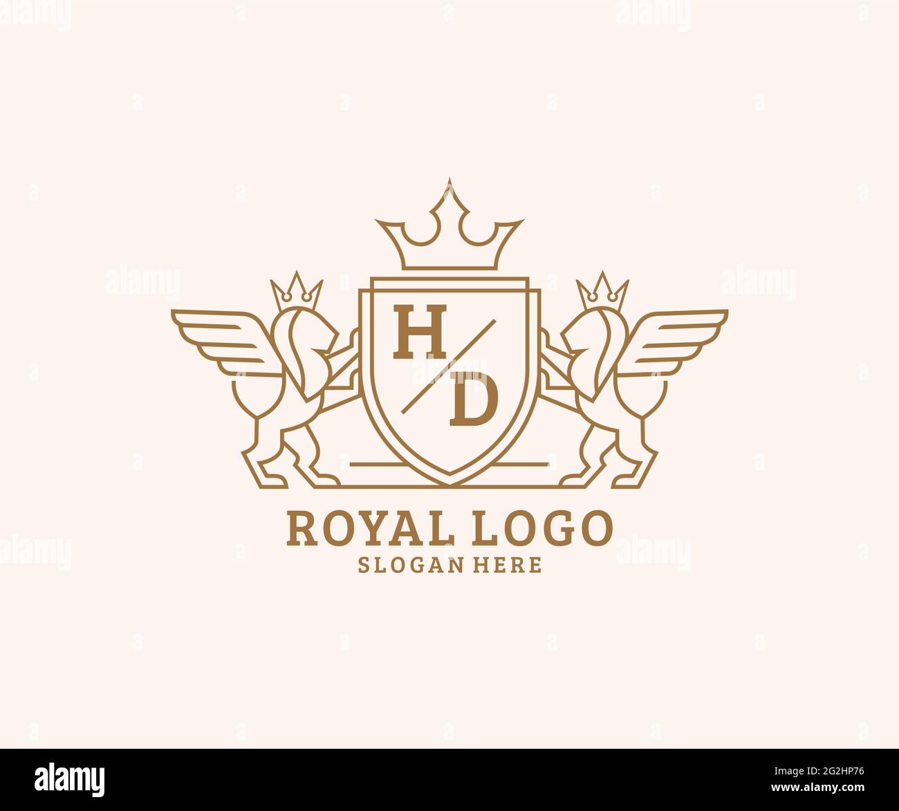 HD Letter Lion Royal Luxury Heraldic,Crest Logo template in vector art ...