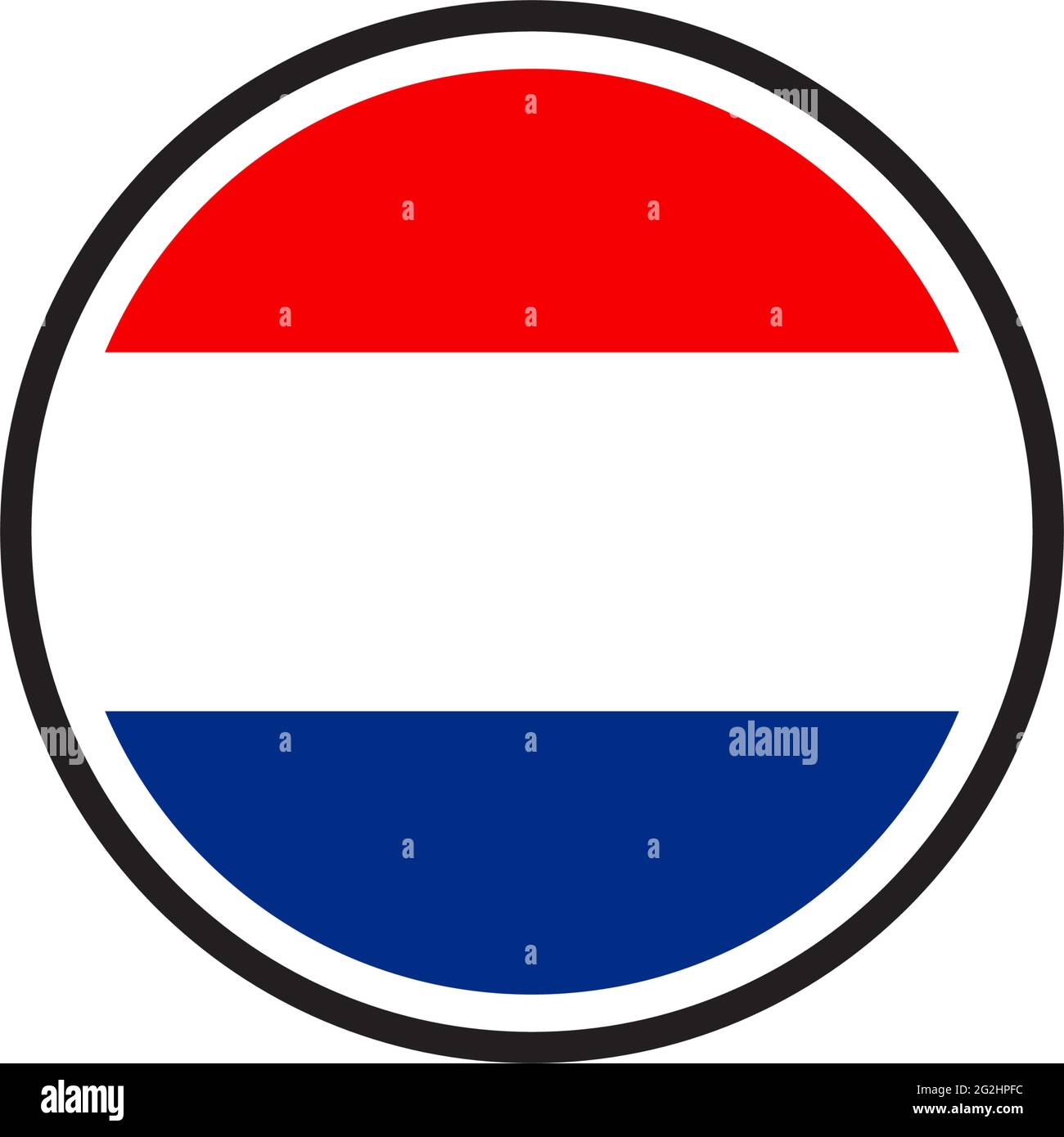 Netherland flag icon logo design vector template Stock Vector Image ...