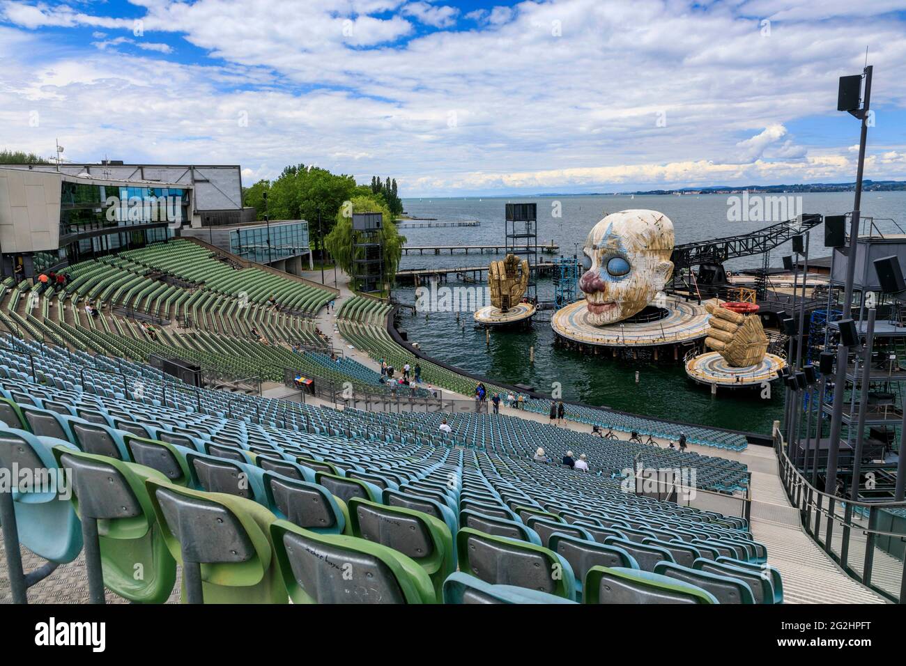 Bregenz floating stage Stock Photo - Alamy