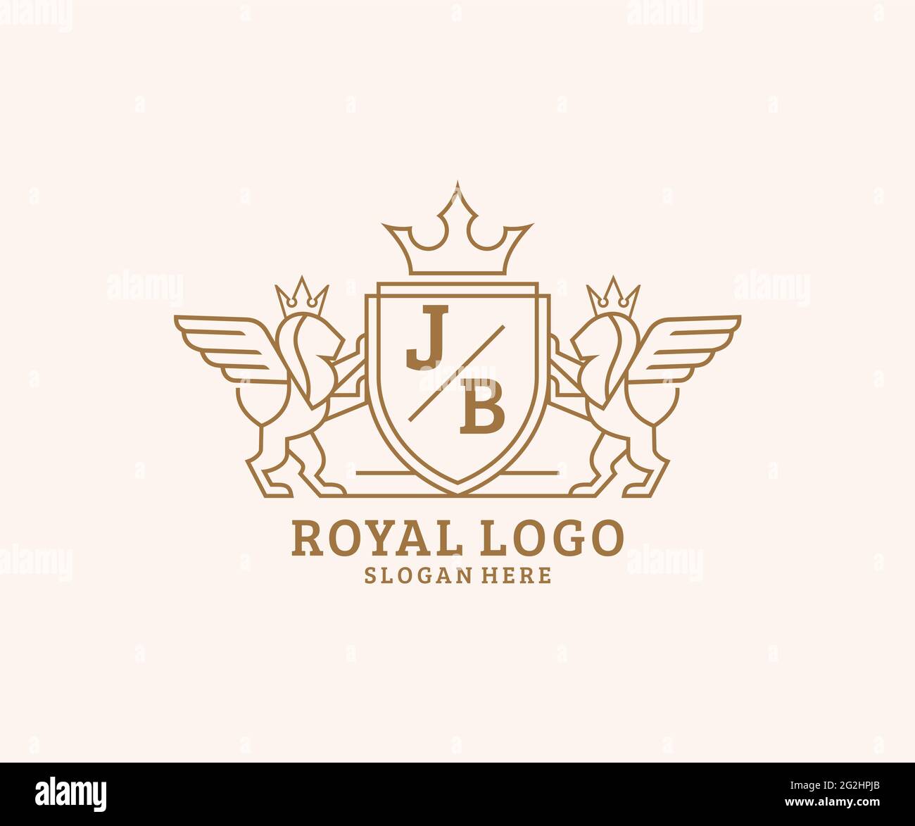 Jb letter logo hi-res stock photography and images - Alamy