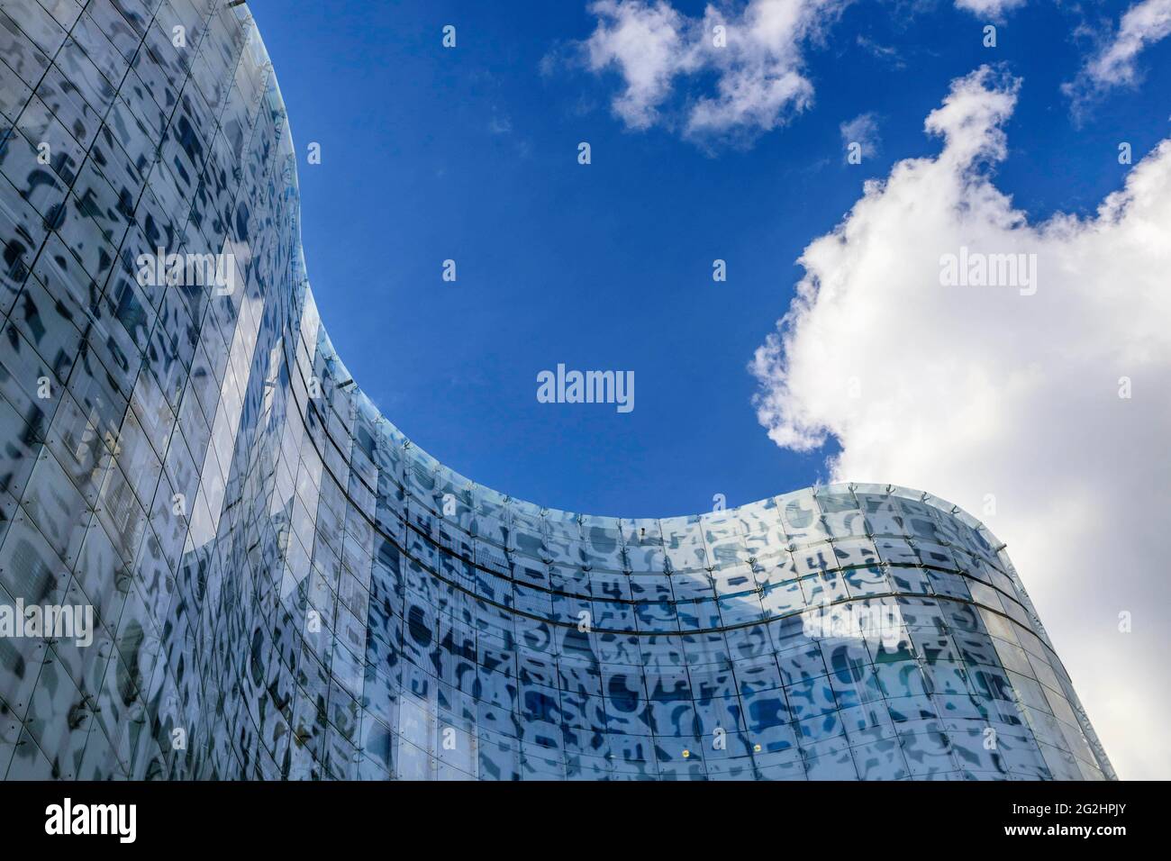 Modern architecture on the university campus of the BTU Cottbus: the ...