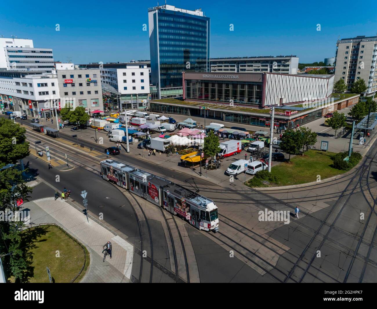 Drone photo town hall hi-res stock photography and images - Alamy