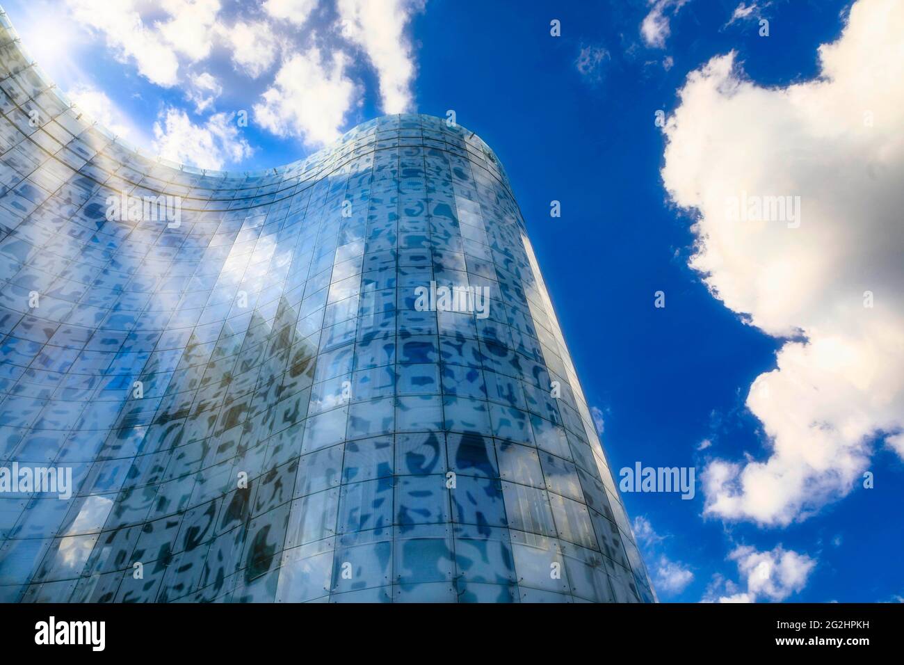 Modern architecture on the university campus of the BTU Cottbus: the ...