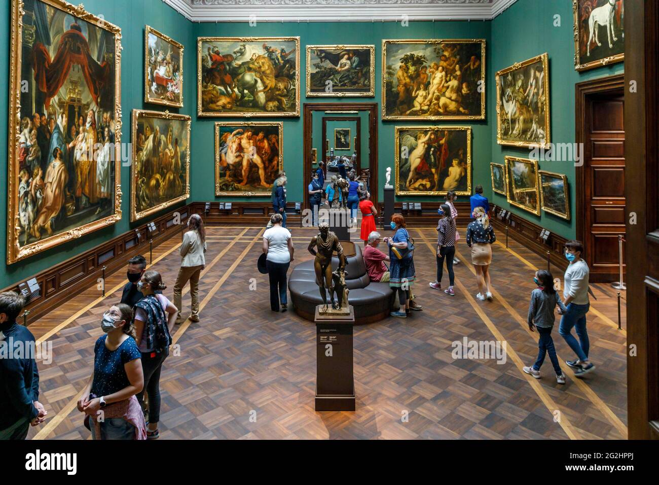 Old Masters Picture Gallery, Dutch painting Stock Photo - Alamy