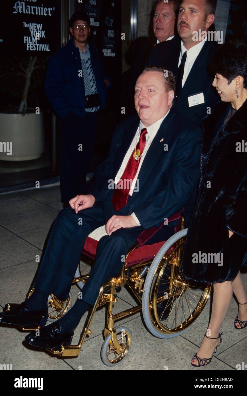 Larry Flynt attends the premiere of "The People vs. Larry Flynt" on the ...