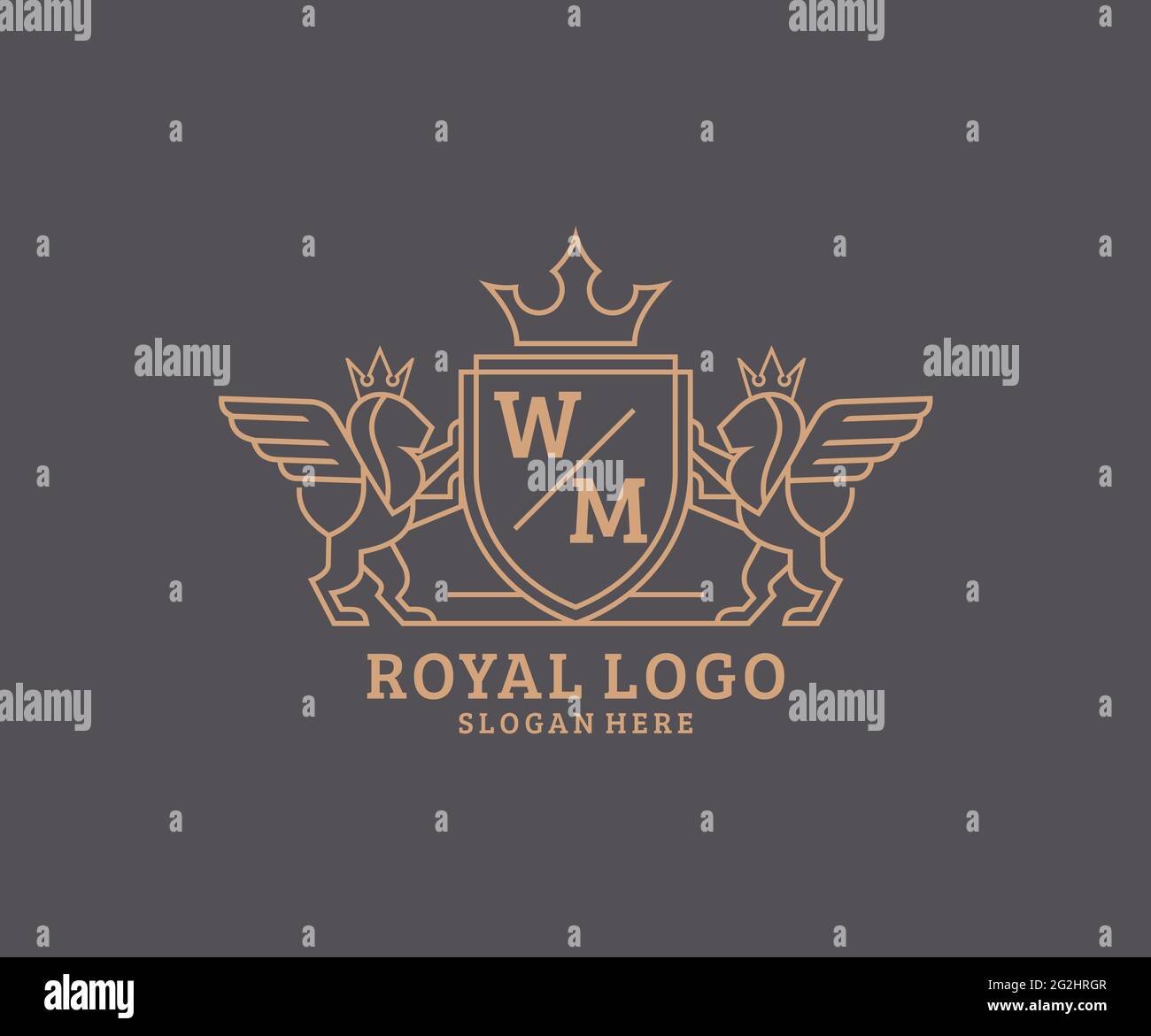 Wm brand logo hi-res stock photography and images - Alamy