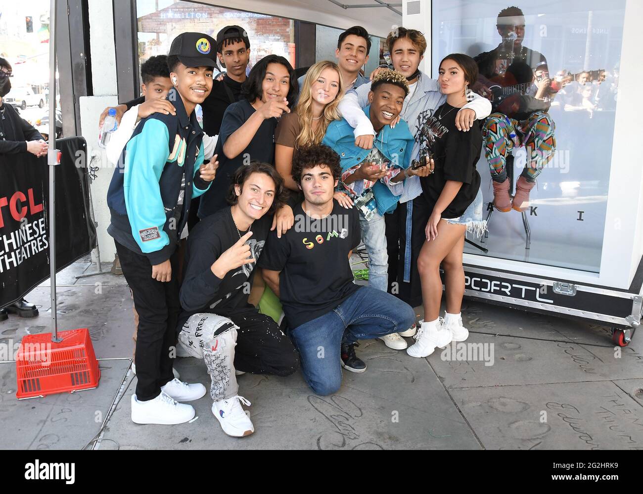 (L-R, middle row) Miles Brown, Daniel Iturriaga, Sharlize True, Tren ...