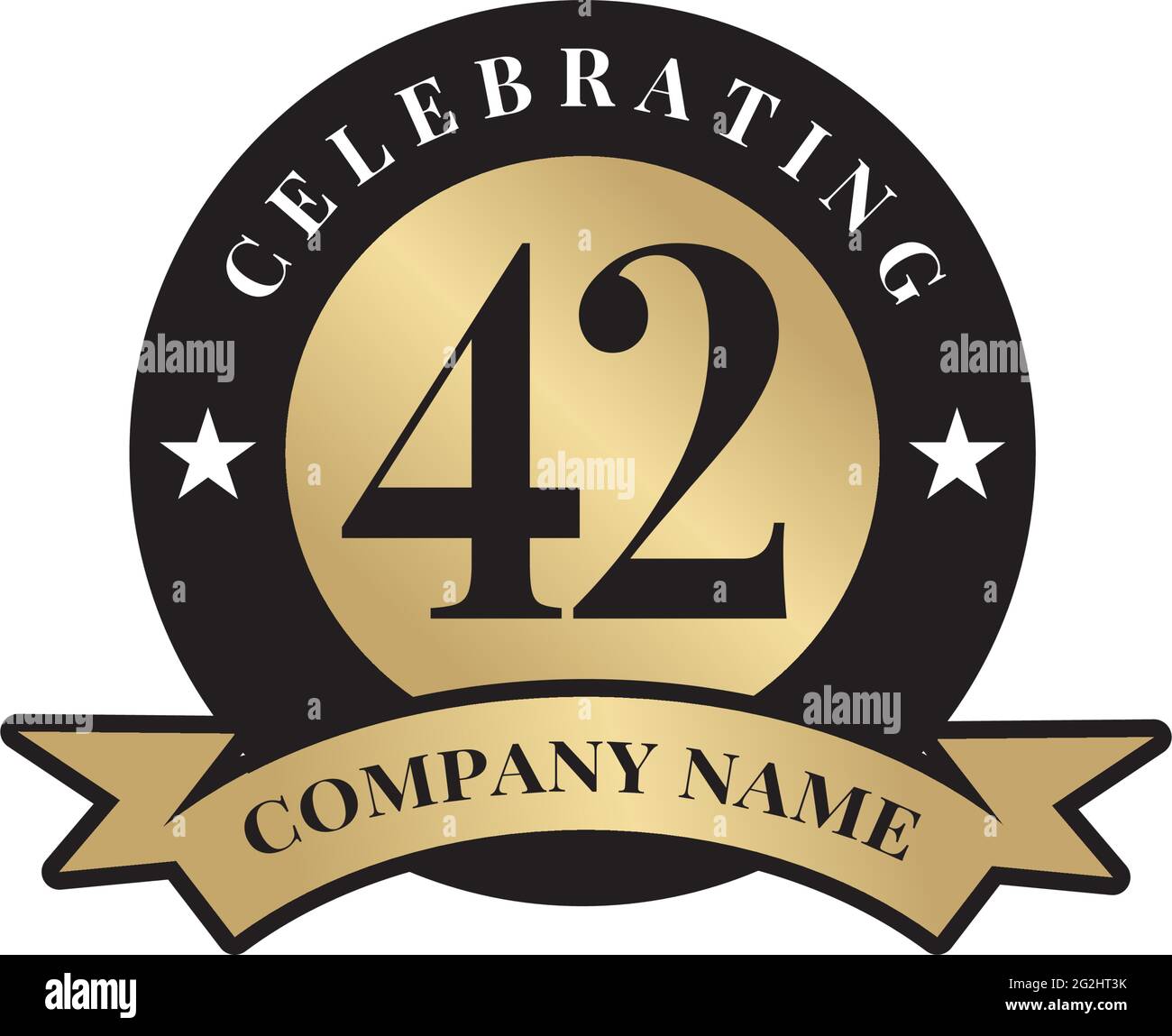 42th birthday vector vectors hi-res stock photography and images - Alamy