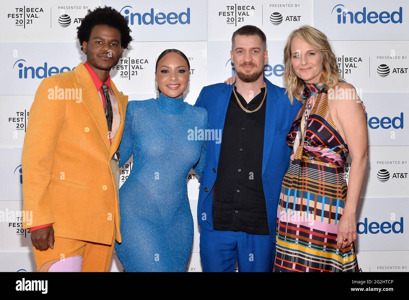 New York, USA. 11th June, 2021. (L-R) Actors Benjamin Earl Turner ...