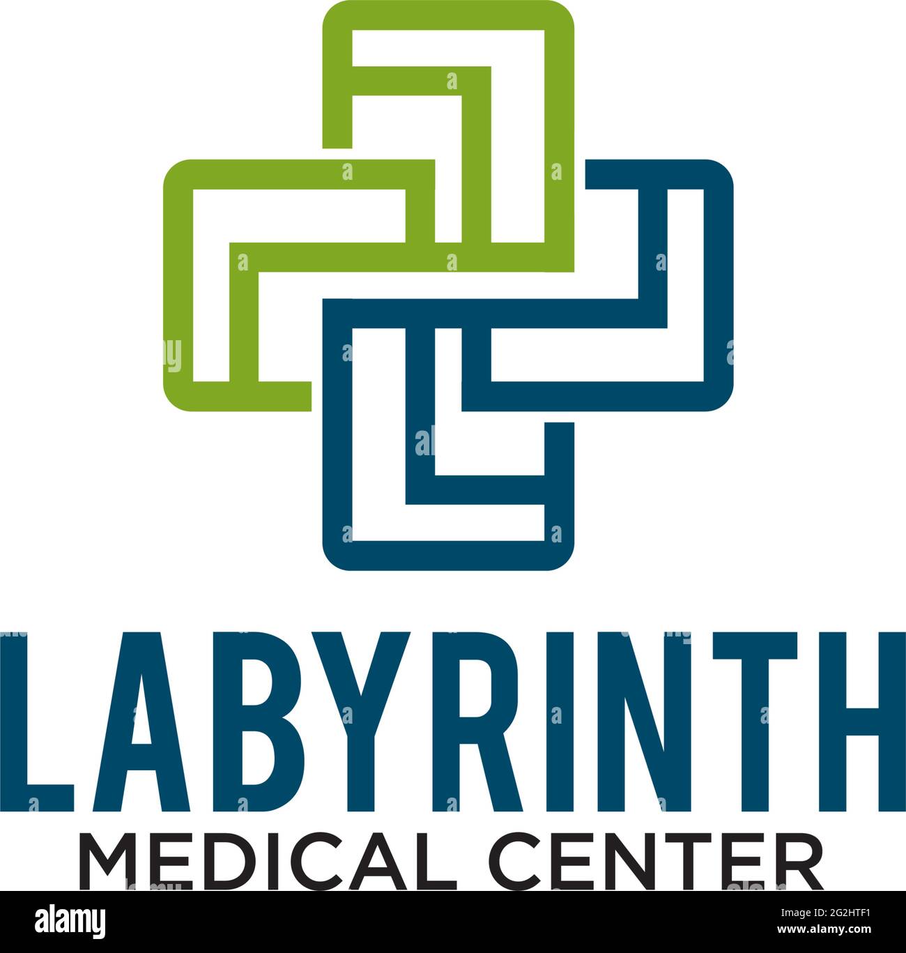 Medical center logo Cut Out Stock Images & Pictures - Alamy