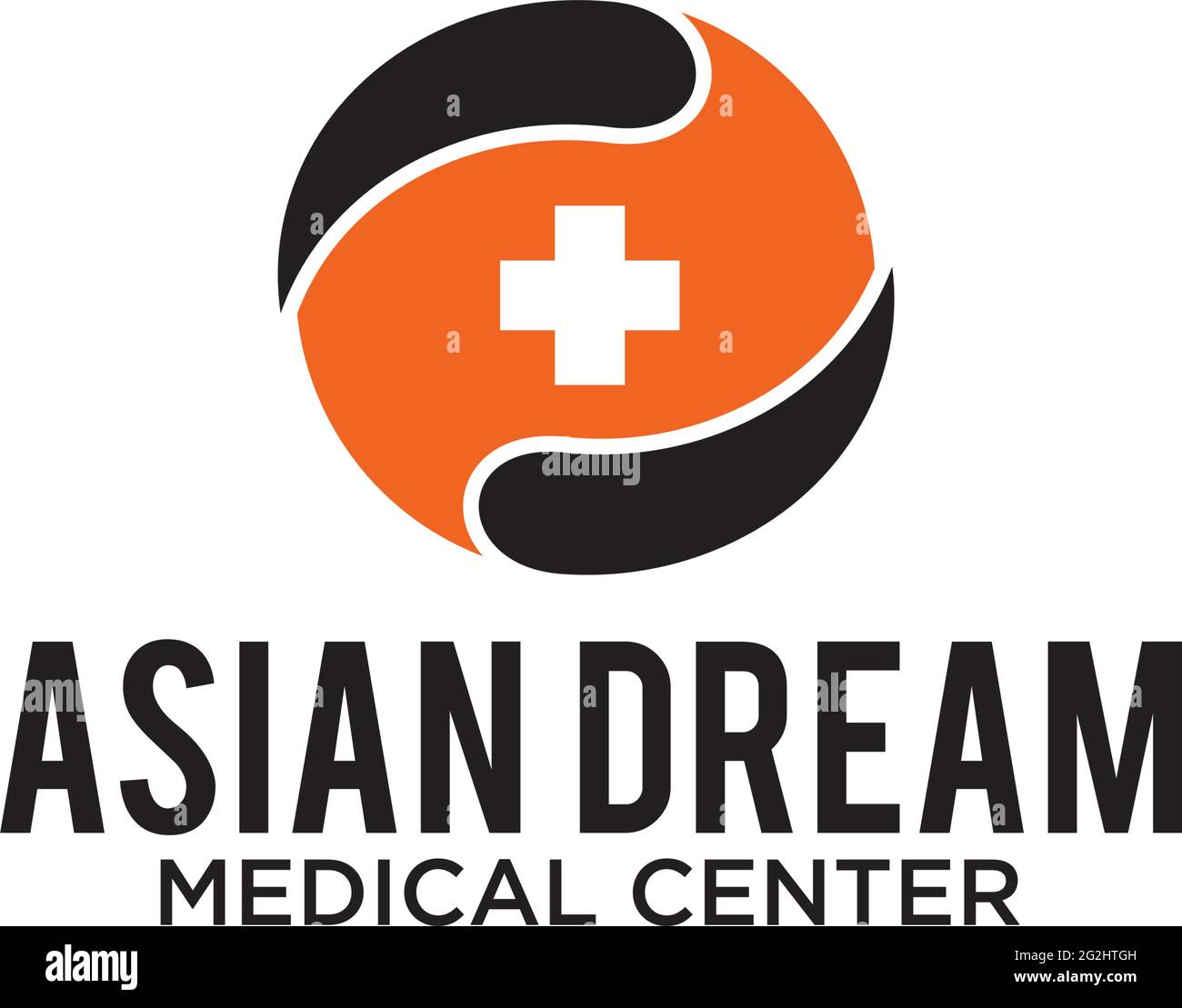 Hospital medical center logo design vector template Stock Vector Image ...