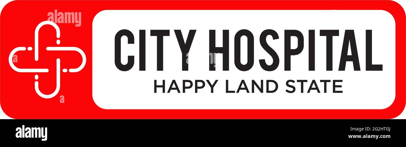 Hospital medical center logo design vector template Stock Vector Image ...