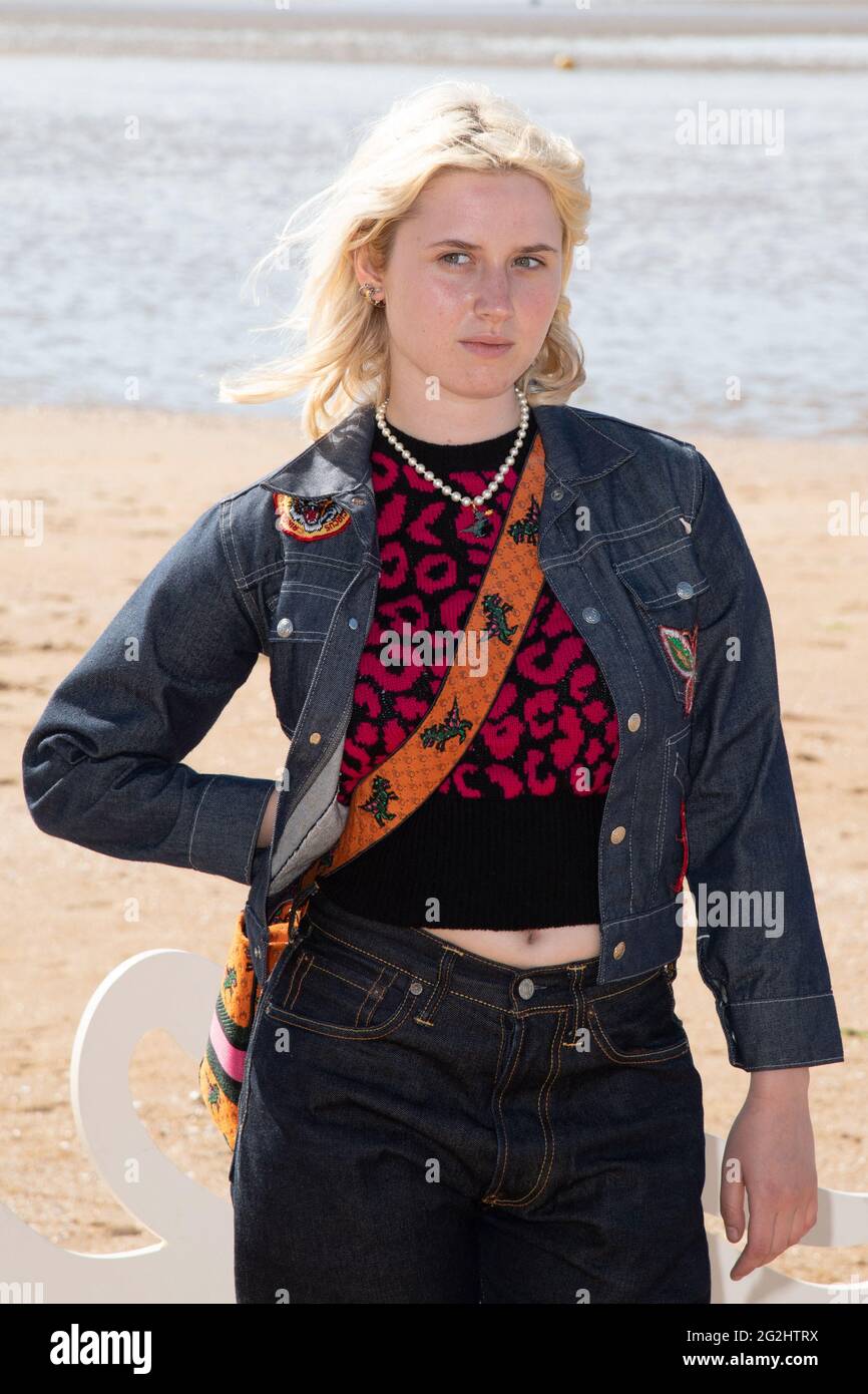 Tallulah Cassavetti attending the beach Photocall as part of the 35th ...