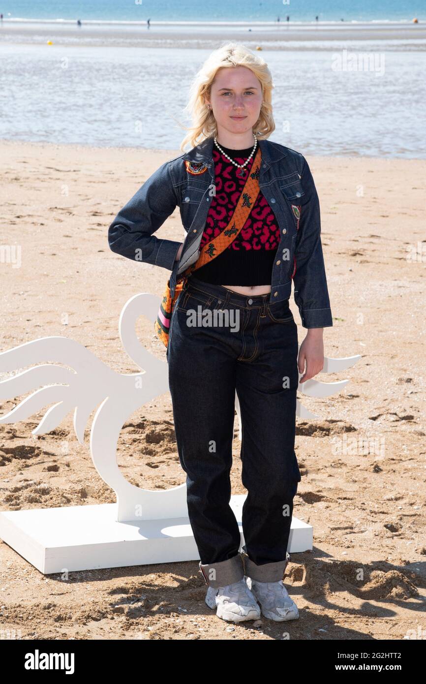 Tallulah Cassavetti attending the beach Photocall as part of the 35th ...