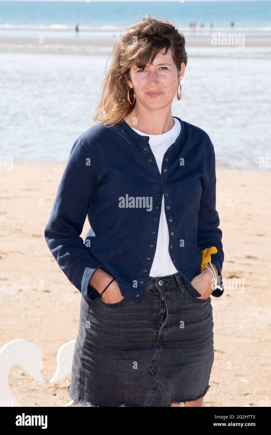 Manon Kneuse attending the beach Photocall as part of the 35th Cabourg ...