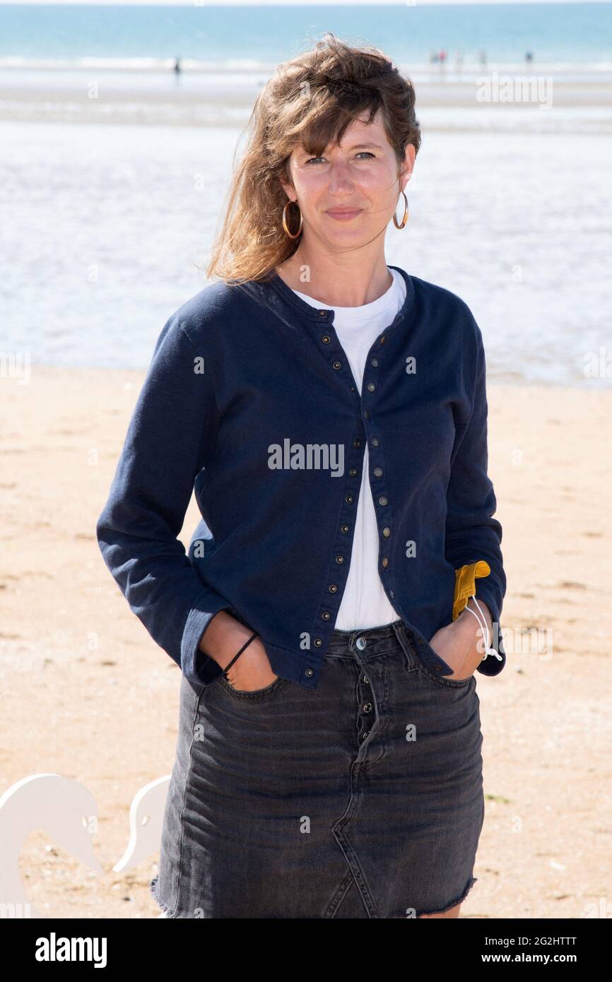 Manon Kneuse attending the beach Photocall as part of the 35th Cabourg ...