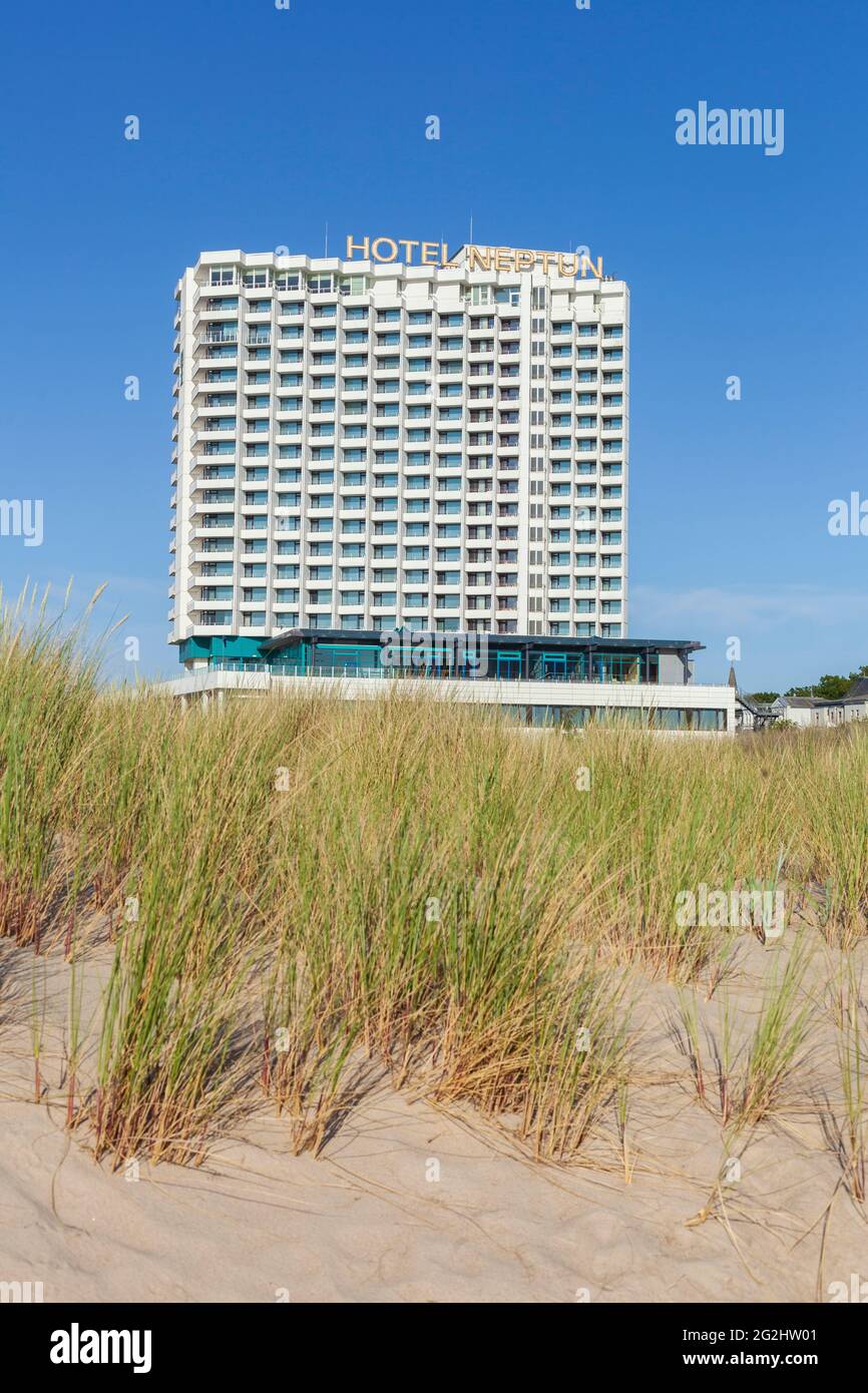 Rostock-Warnemuende, Hotel Neptun Stock Photo - Alamy