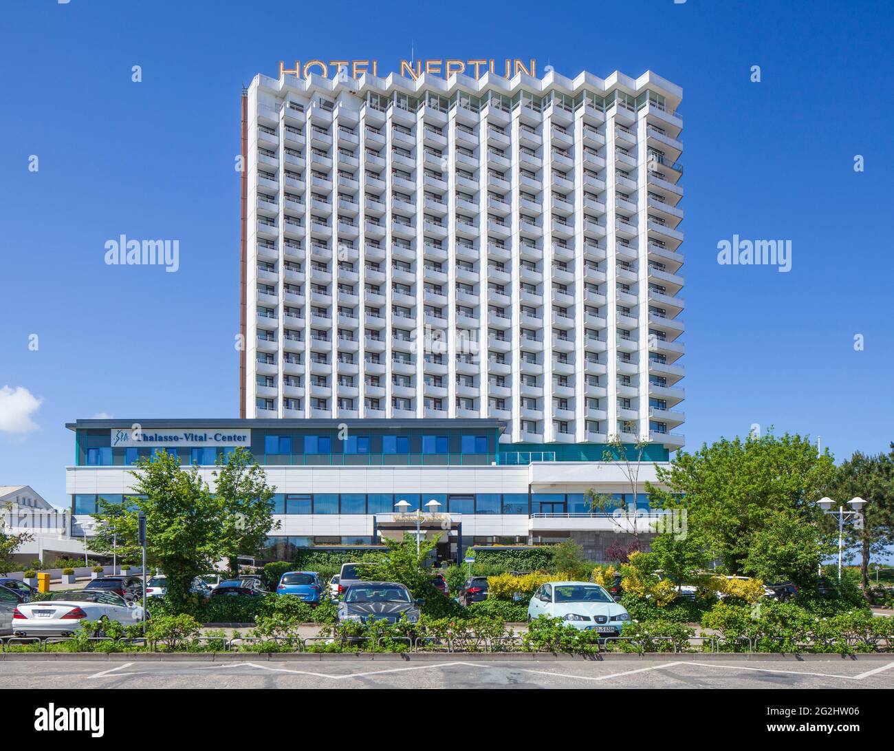 Rostock-Warnemuende, Hotel Neptun Stock Photo - Alamy