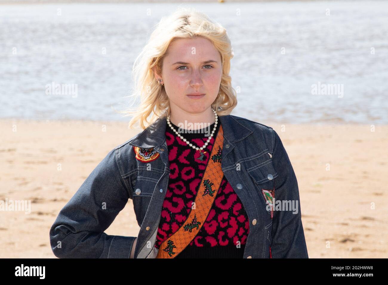 Tallulah Cassavetti attending the beach Photocall as part of the 35th ...