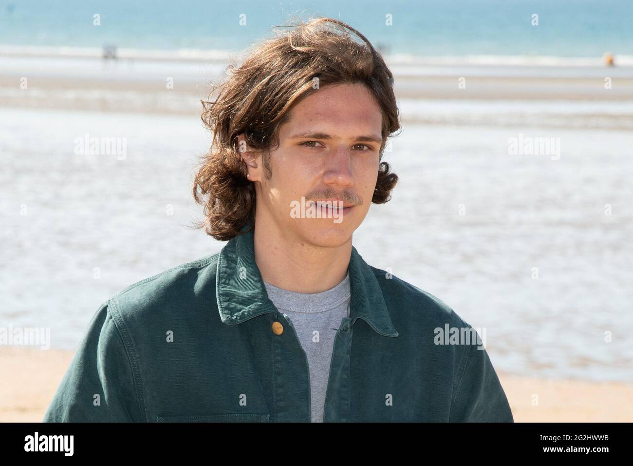 Abraham Wapler attending the beach Photocall as part of the 35th ...