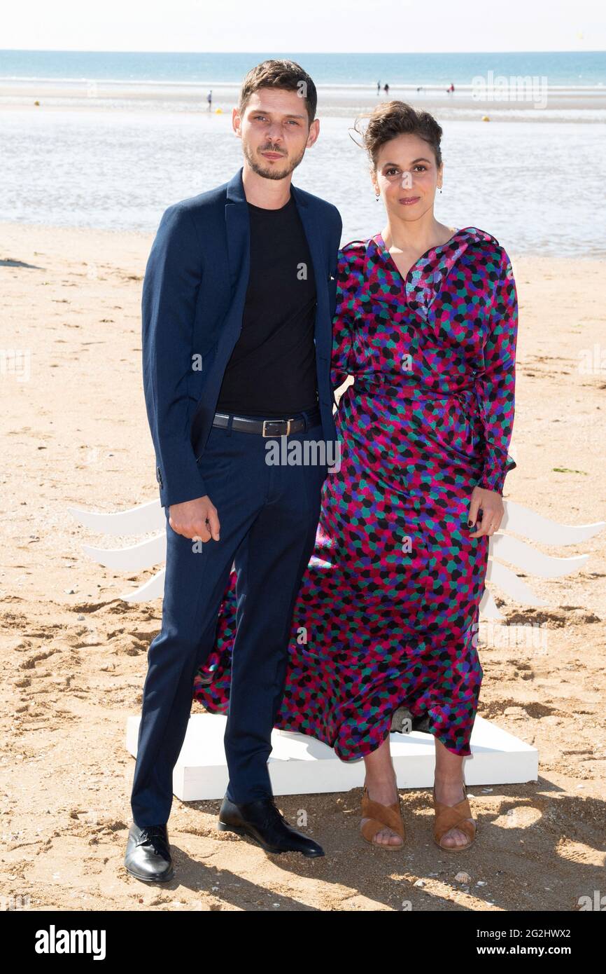 Schemci Lauth and Laura Muller attending the beach Photocall as part of ...