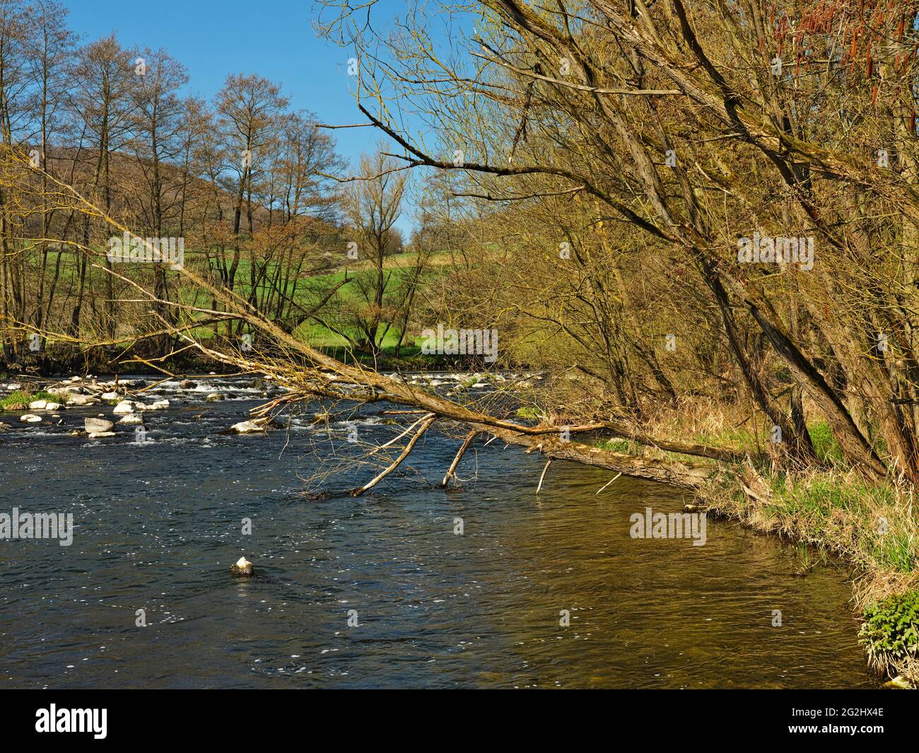 Former lahn weir with fish ladder hi-res stock photography and images ...