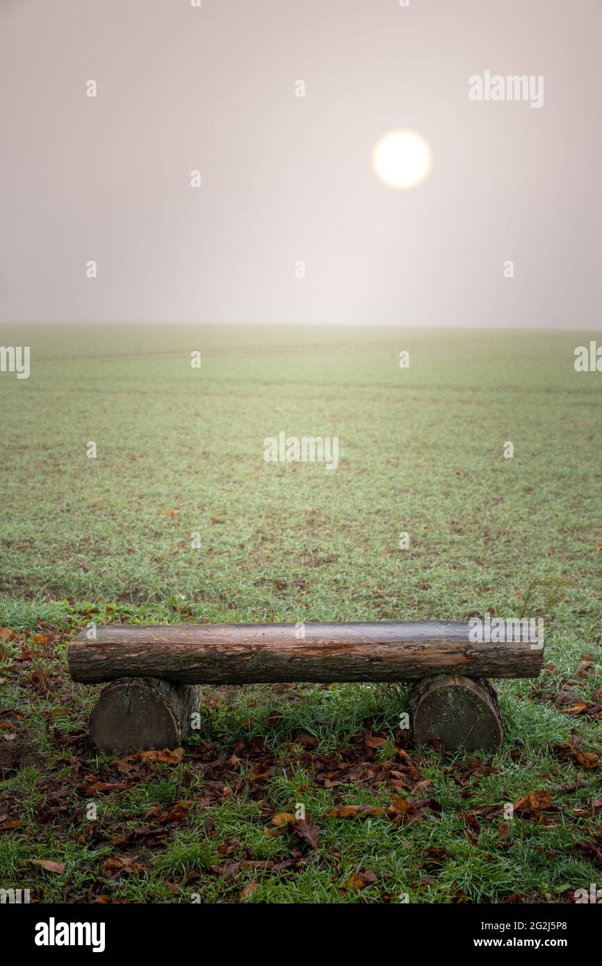 Field bench hi-res stock photography and images - Alamy