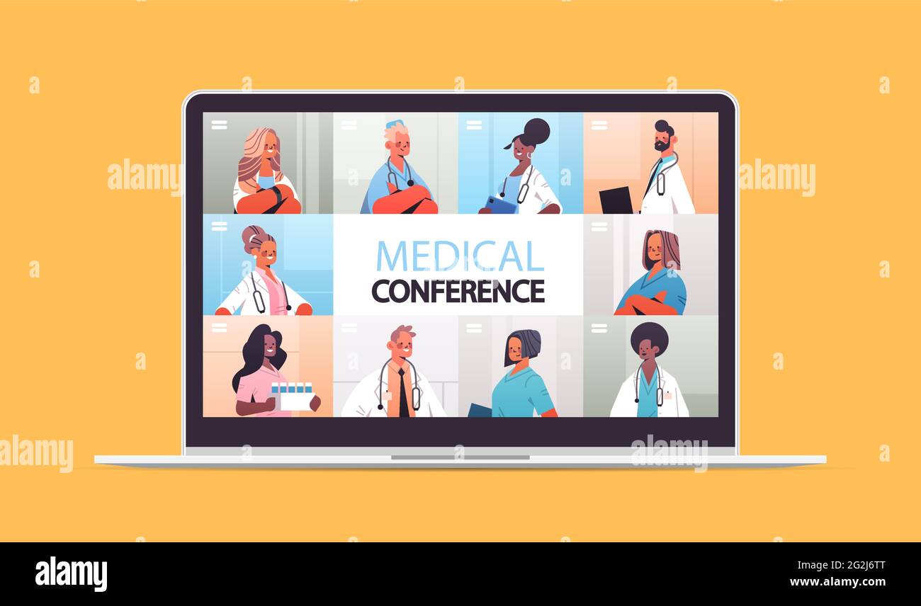 Healthcare professional screen Stock Vector Images - Alamy