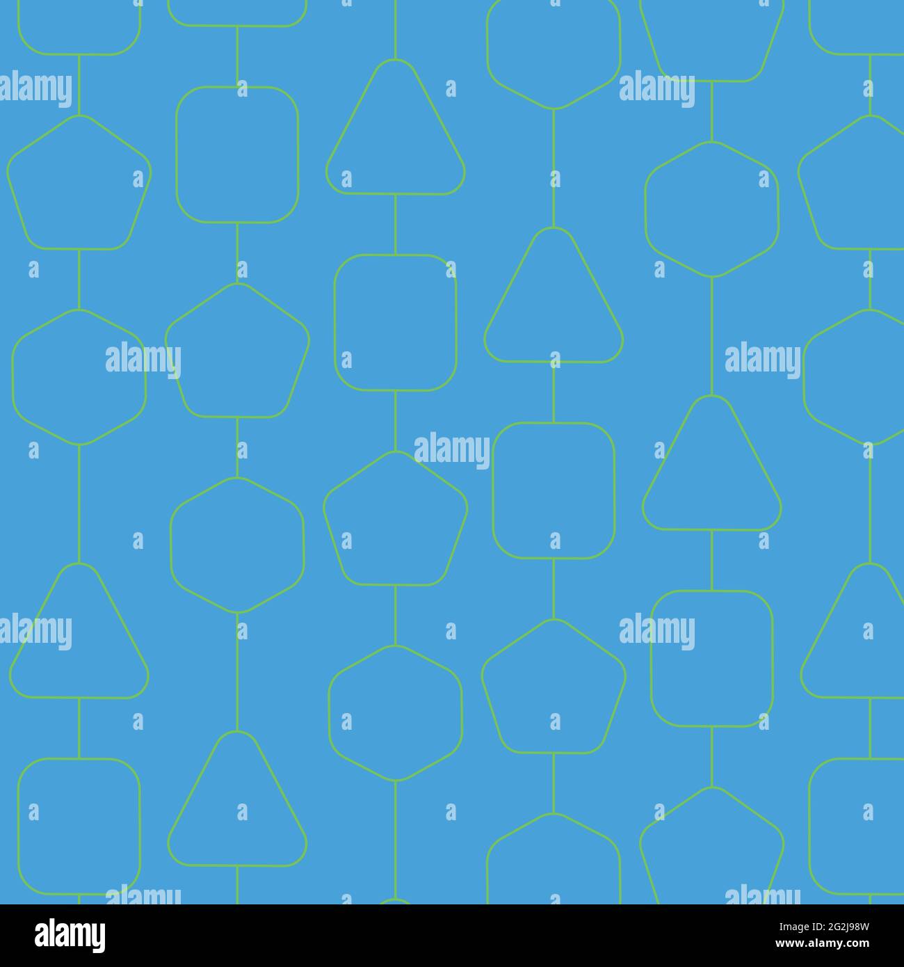 Vector of rows of yellow shapes on blue background. Parallelogram ...