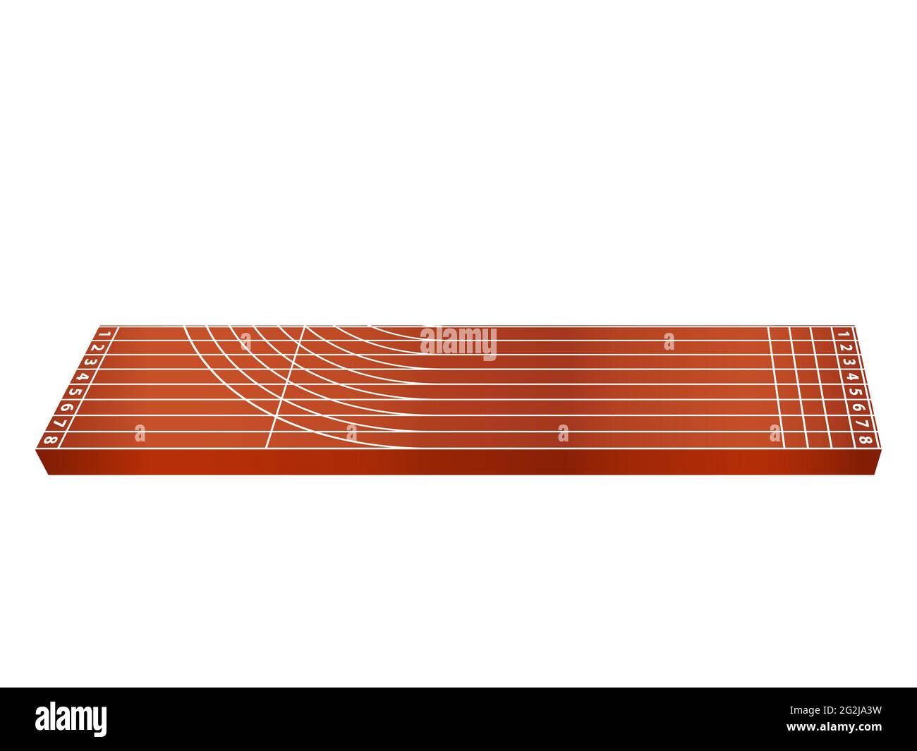 Running on a track Cut Out Stock Images & Pictures - Alamy